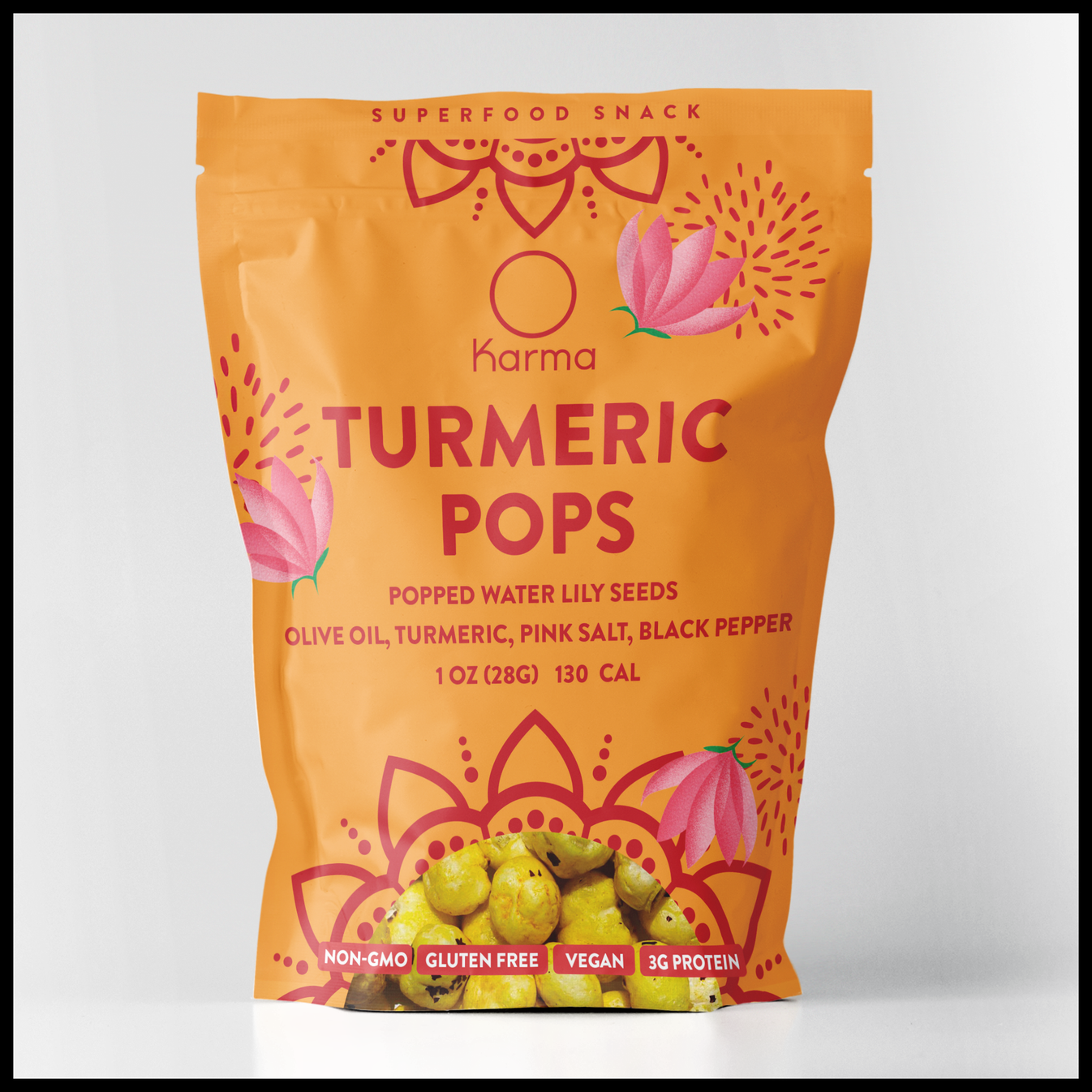 Turmeric Karma Popped Water Lily Seeds